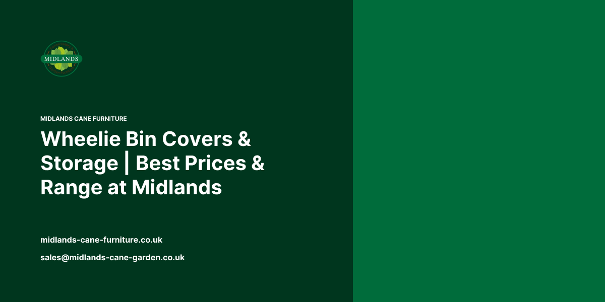 Wheelie Bin Covers & Storage | Best Prices & Range at Midlands