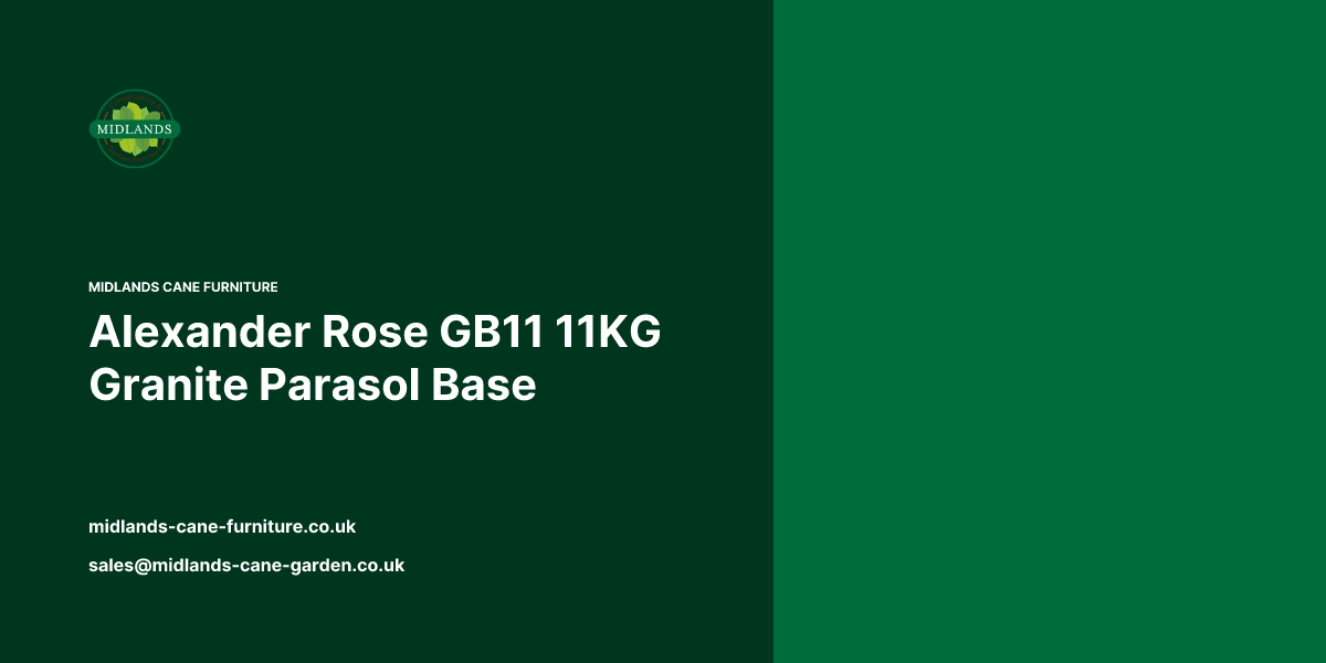 Alexander Rose GB11 11KG Granite Parasol Base