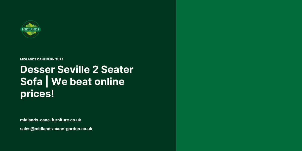 Desser Seville 2 Seater Sofa | We beat online prices!