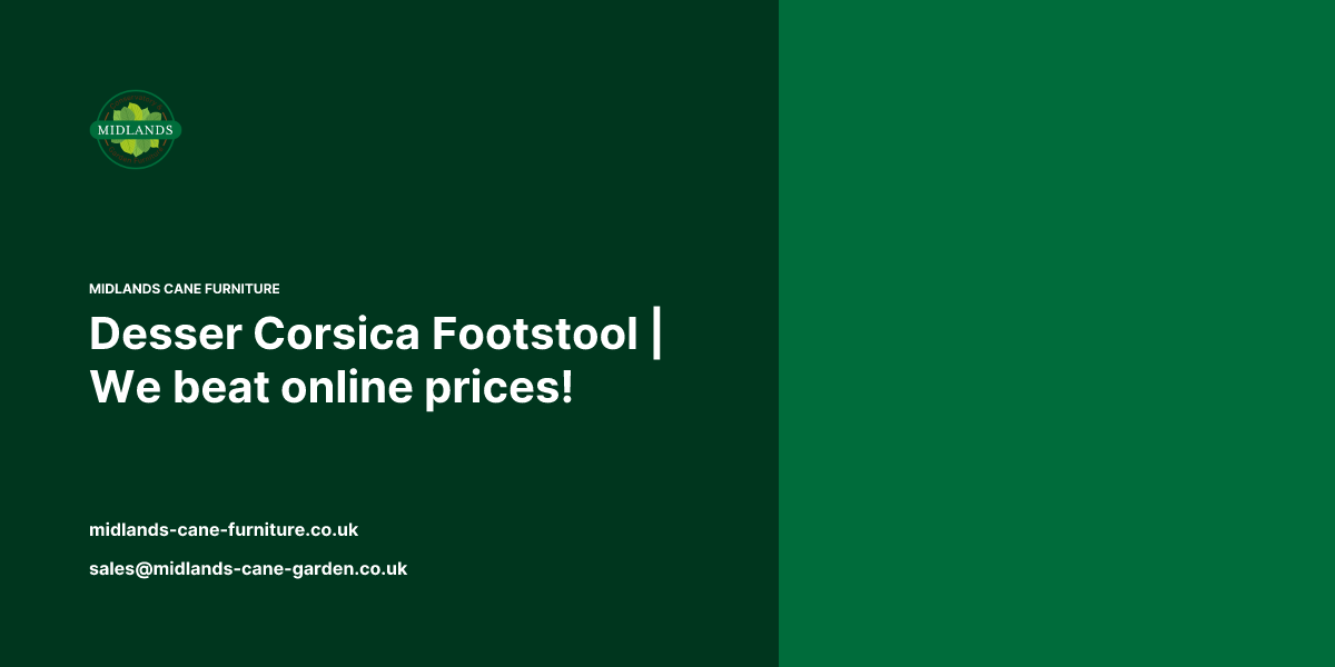 Desser Corsica Footstool | We beat online prices!