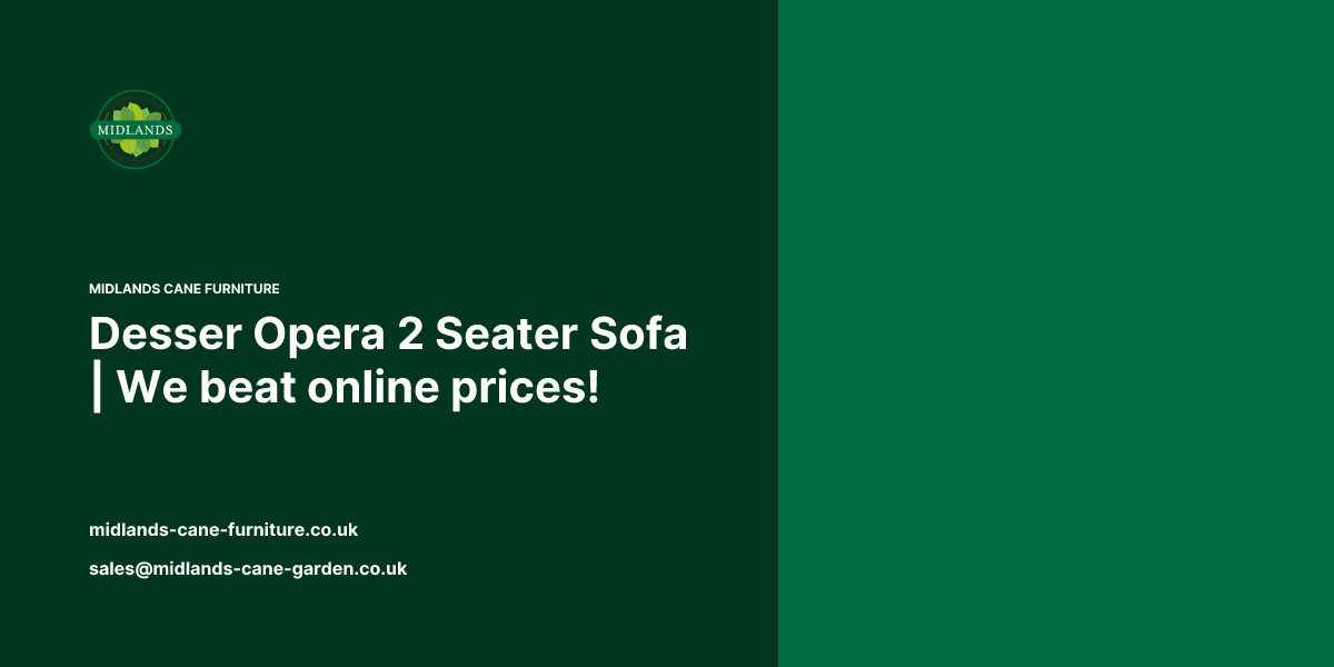 Desser Opera 2 Seater Sofa | We beat online prices!