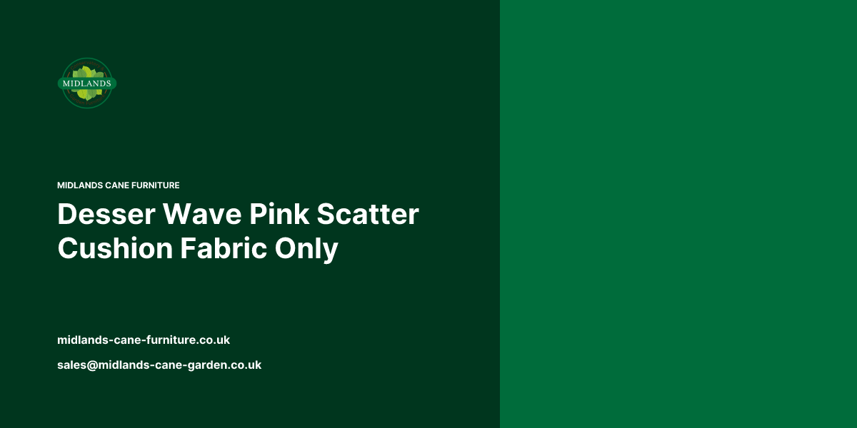 Desser Wave Pink Scatter Cushion Fabric Only
