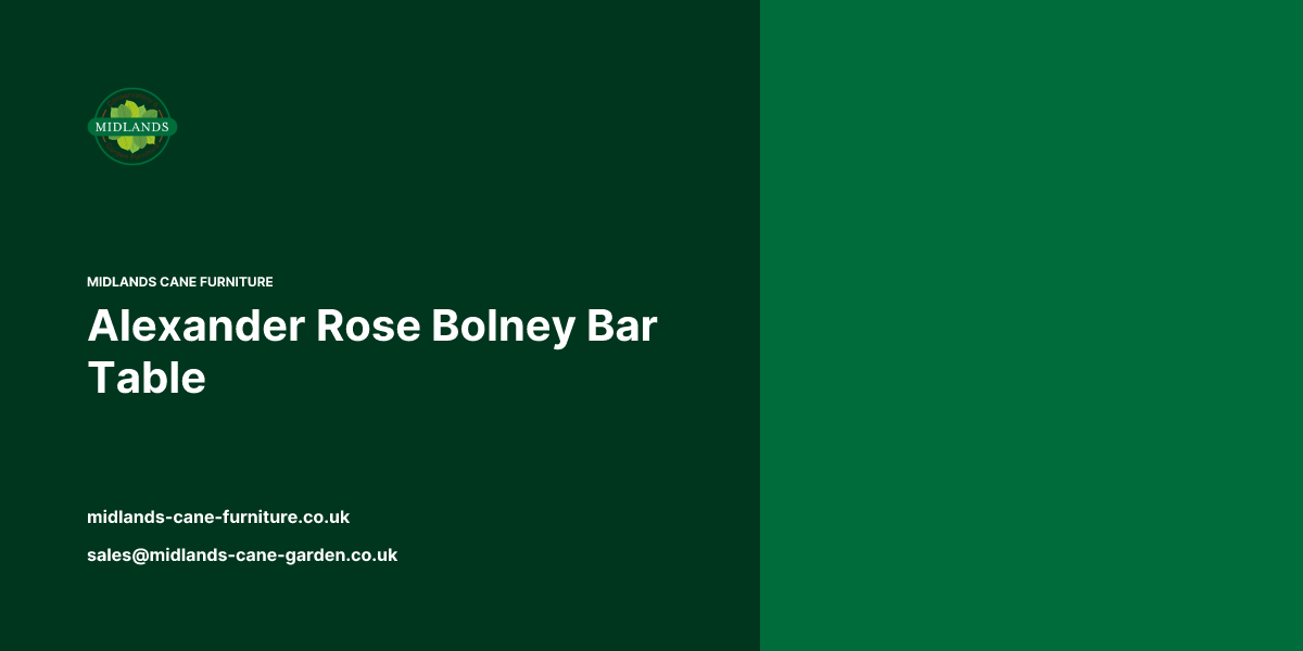 Alexander Rose Bolney Bar Table